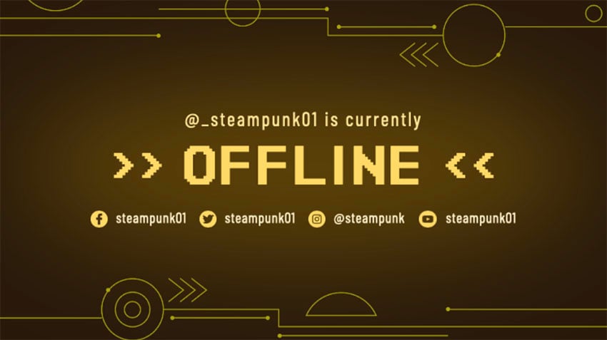 Los 42 mejores banners offline para Twitch (creados usando un generador ...
