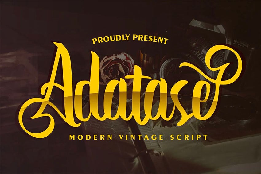 40 Best Vintage Script Fonts (Retro Calligraphy Styles to Download ...