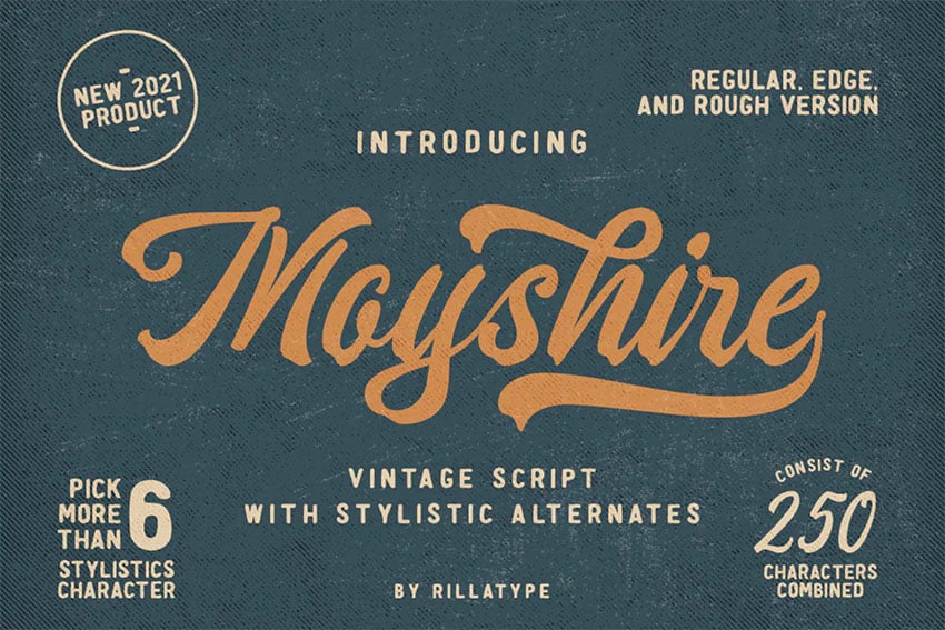 40 Best Vintage Script Fonts (Retro Calligraphy Styles to Download ...