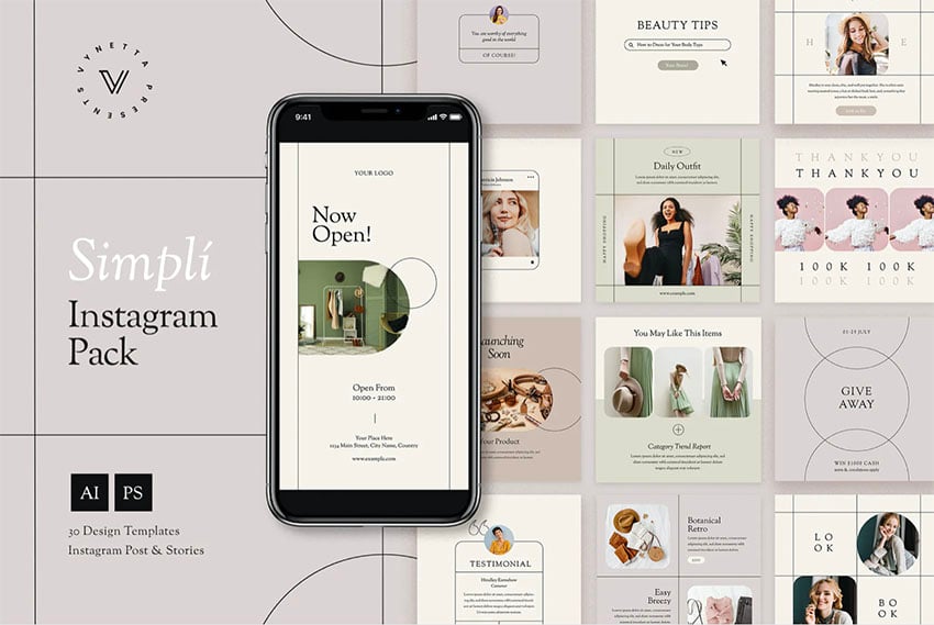 44 Best Instagram Layout Ideas (using Instagram Grid Templates ...
