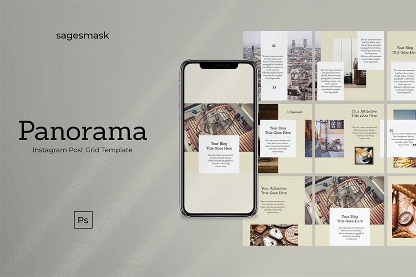 44 Best Instagram Layout Ideas (using Instagram Grid Templates ...