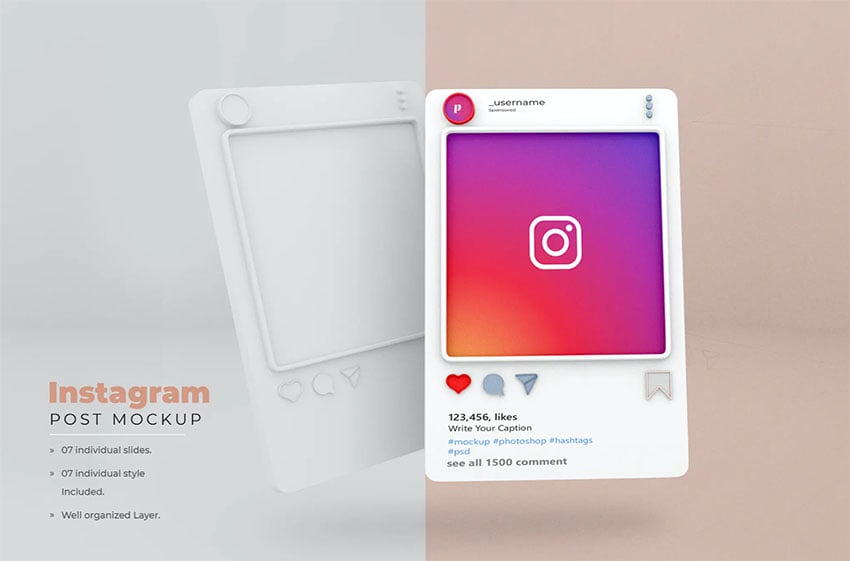 38 Best Instagram Mockups (PSDs and using an Instagram Mockup Generator ...