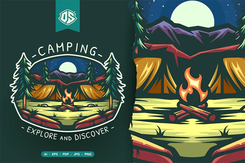 40+ Best Camp Logos (Summer, Science, Teen, Camp Logo Ideas) | Envato Tuts+