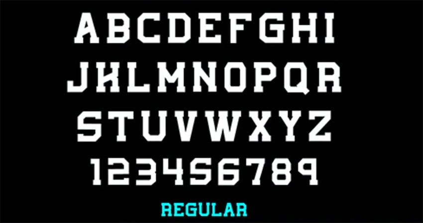 Best College Fonts (Block, Letters & Numbers to Download)