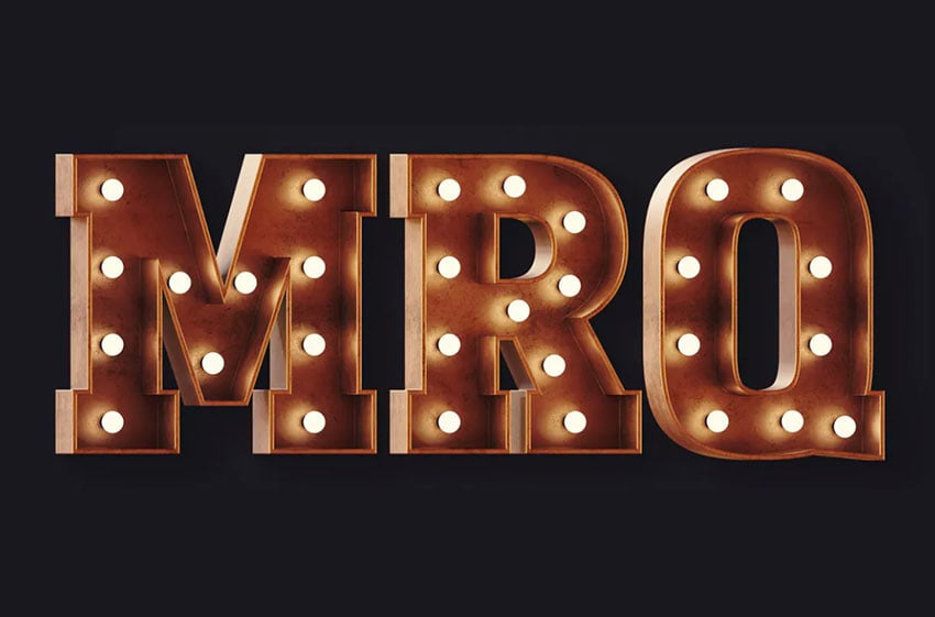 21 Best Marquee Fonts and Effects (That Looks like Broadway Lights ...