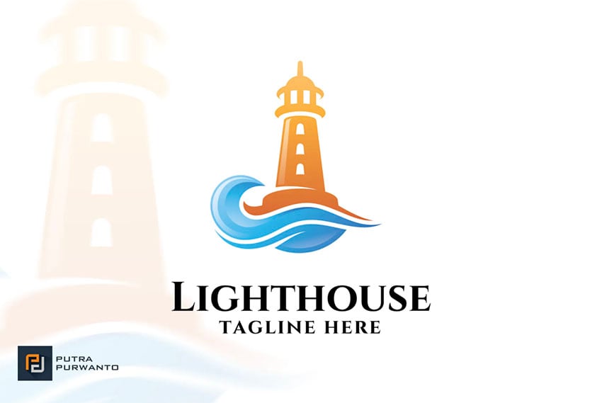 44 Best Lighthouse Logo Designs (Examples to Download!) | Envato Tuts+