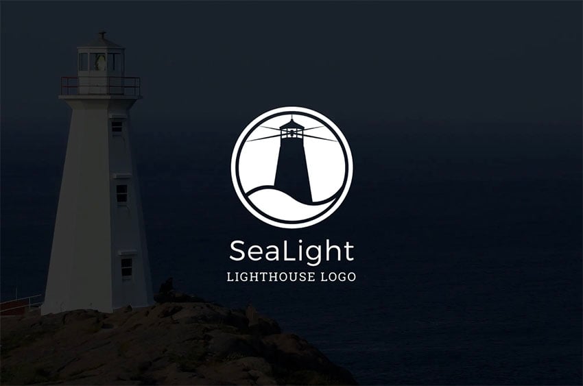 44 Best Lighthouse Logo Designs (Examples to Download!) | Envato Tuts+