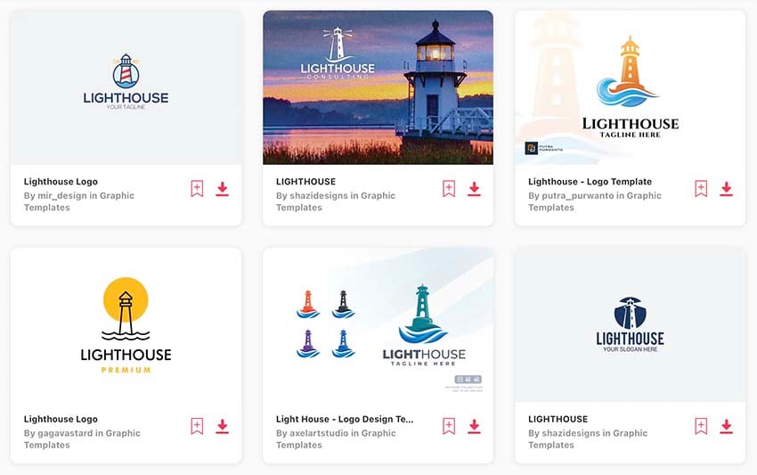 44 Best Lighthouse Logo Designs (Examples to Download!) | Envato Tuts+