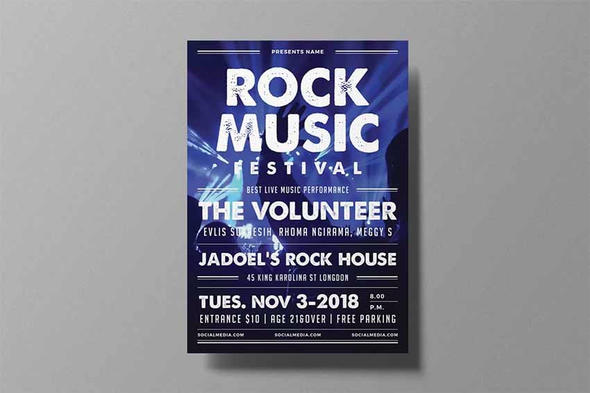 43 Best Band Flyer Designs (Punk, Rock, Metal, Party and More ...