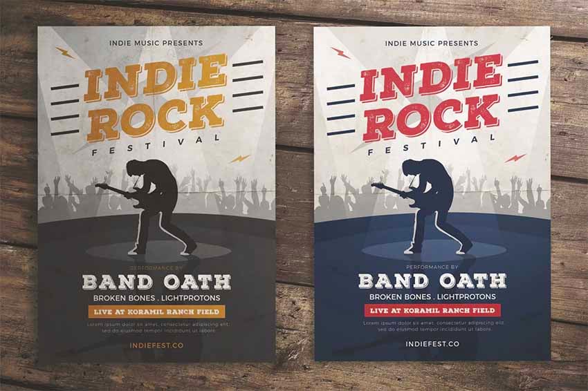 43 Best Band Flyer Designs (Punk, Rock, Metal, Party and More ...