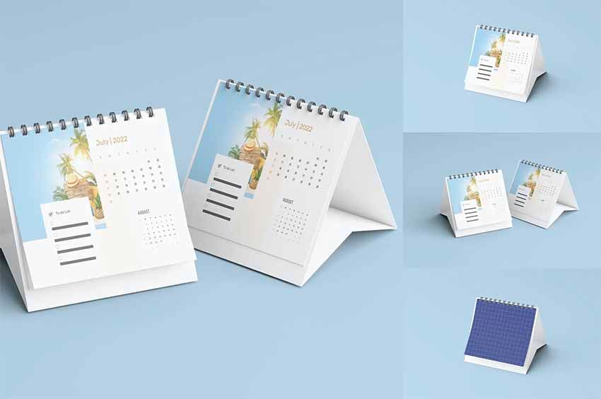 39 Creative Desk Calendar Templates (Stand Up Calendar Designs ...