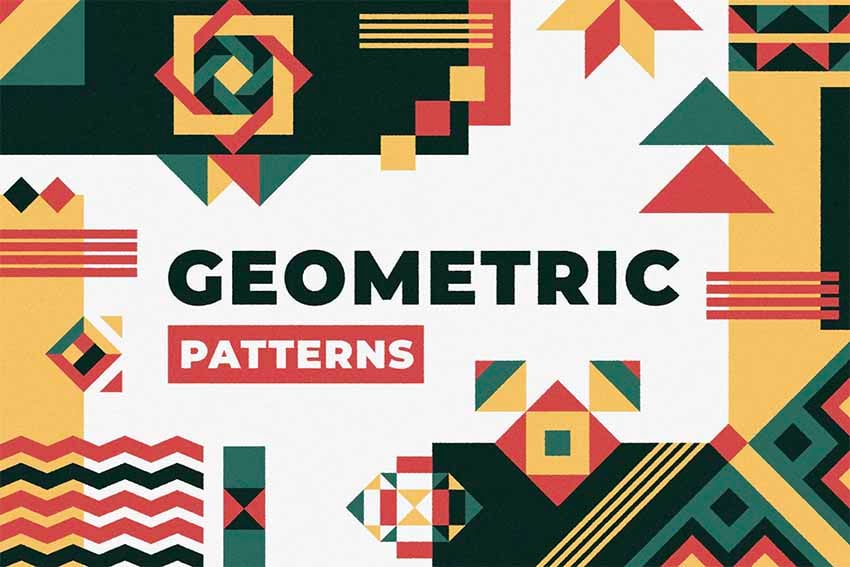 100+ Beautiful Geometric Patterns and Designs (Vector, SVG, PNG etc ...