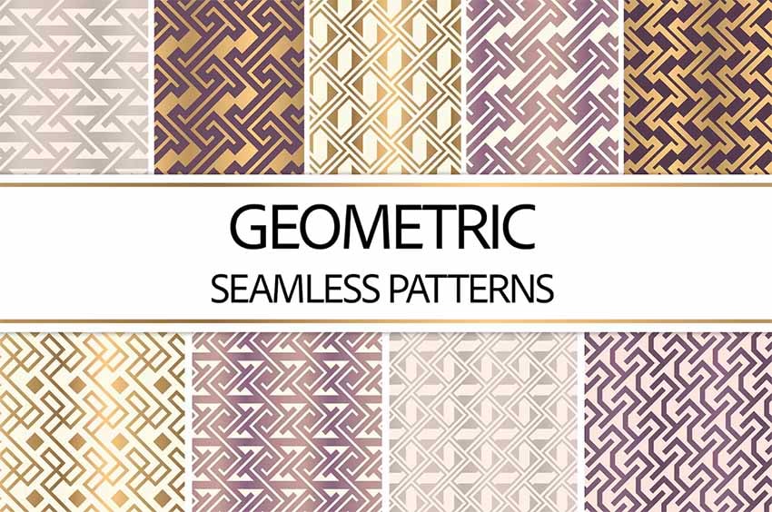 100+ Beautiful Geometric Patterns and Designs (Vector, SVG, PNG etc ...