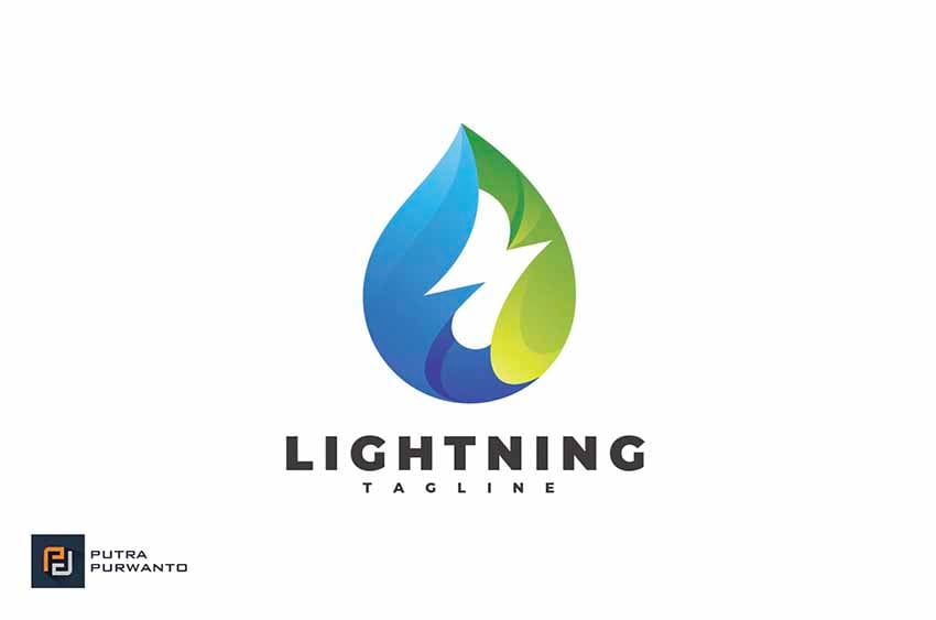 37 Best Lightning Bolt & Power Logo Designs