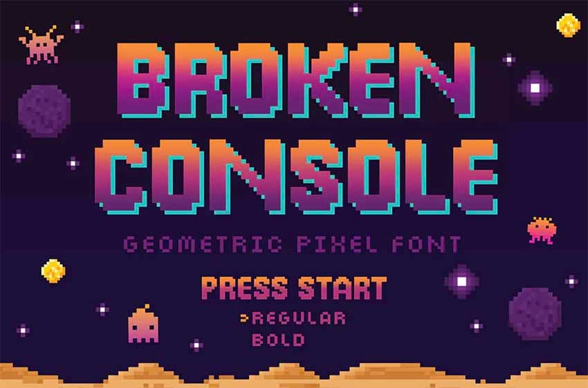 43 Best Game & Arcade Fonts (Retro, Pixel, Video Game Styles!) | Envato ...