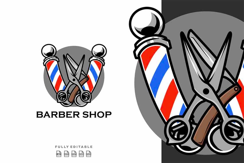 Creative Barber Logos (Barber Shop Logo Design) | Envato Tuts+