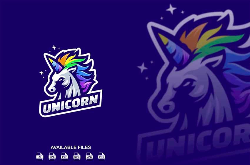 Best Fantasy Logo Designs (Fairy, Unicorn, Dragons and More!) | Envato ...