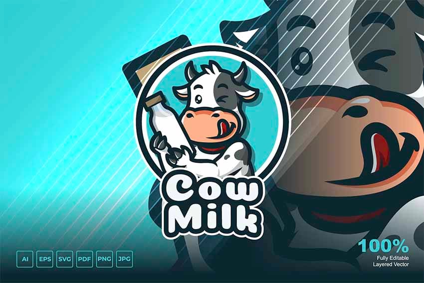 40+ Top Cow Logos (Cattle Logos to Download) | Envato Tuts+