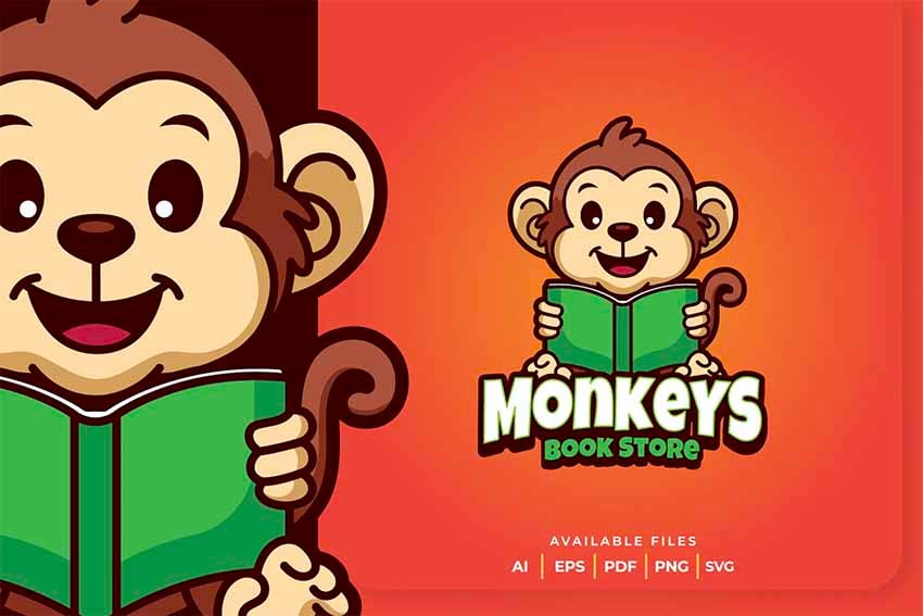 40+ Best Monkey Logo Designs | Envato Tuts+