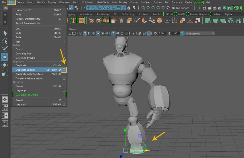 Creating a Magnum Mecha Character in Maya: Part 8 | Envato Tuts+