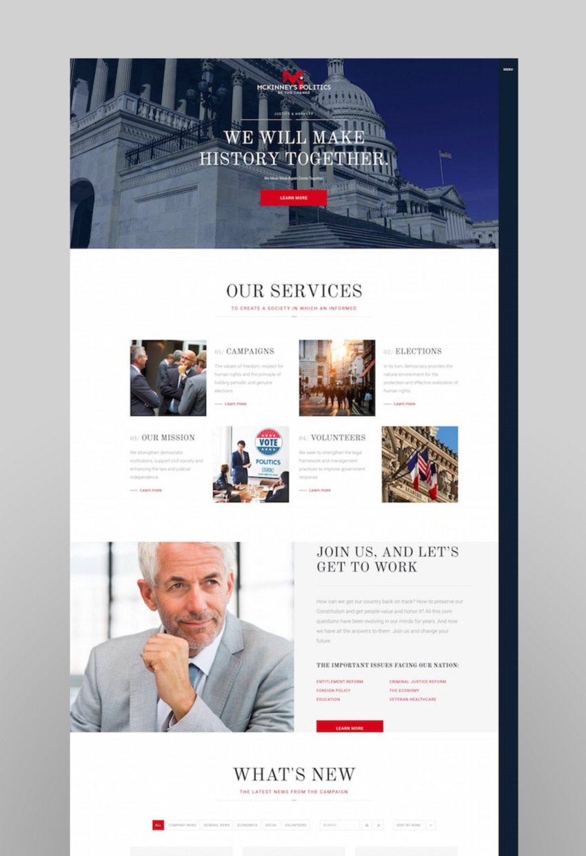 11+ Best Political WordPress Themes for Campaign & Party Websites ...