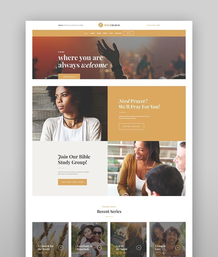 20 Best WordPress Church Themes (with Beautiful Designs) | Envato Tuts+