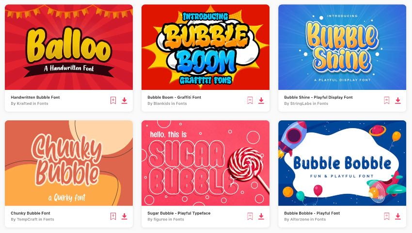 41 Best Bubble Fonts (Cool and Cute Bubble Fonts to Download)