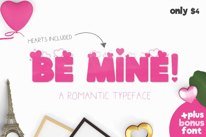 Top 42 Fuentes de Corazones (¡tipografías lindas para Cricut y ...