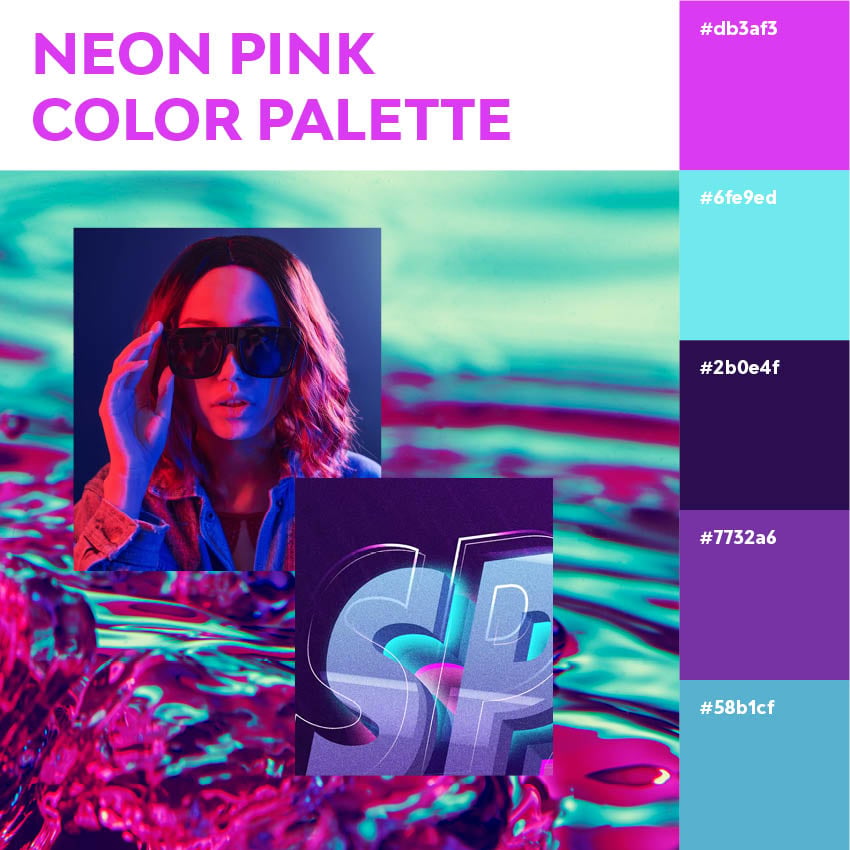 Neon Color Palette Inspiration: Trending Palettes and Templates ...