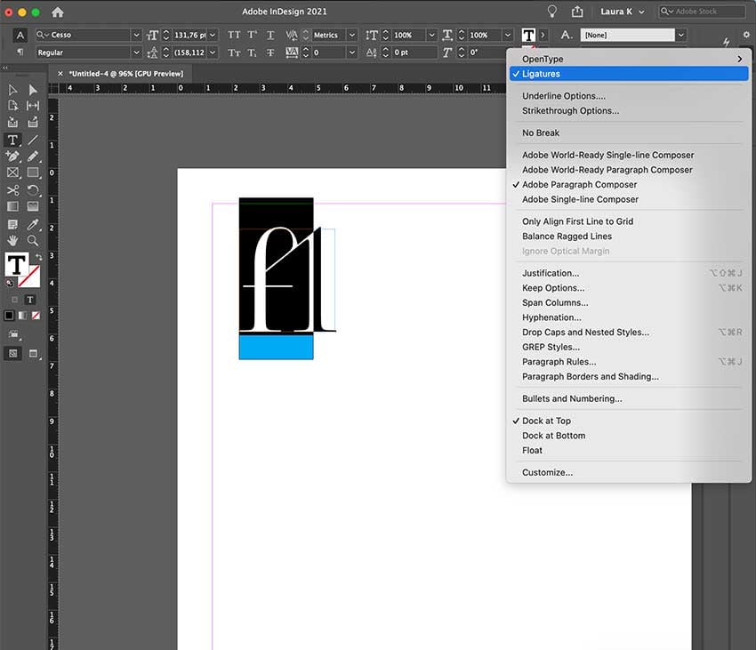 How to Turn Off Ligatures in InDesign | Envato Tuts+