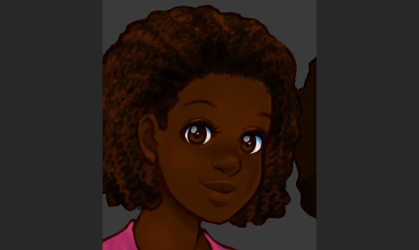 How to Paint Natural, Afro Textured Hair in Adobe Photoshop | Envato Tuts+