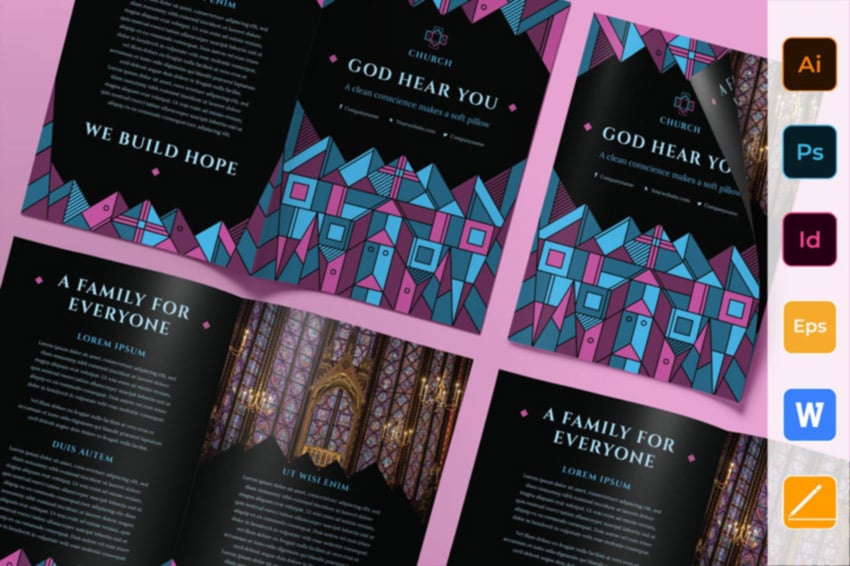 29 Best Church Flyer Background Templates (Religious Events 2025 ...