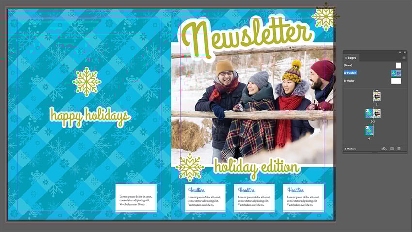 How to Make a Holiday Newsletter Template | Envato Tuts+