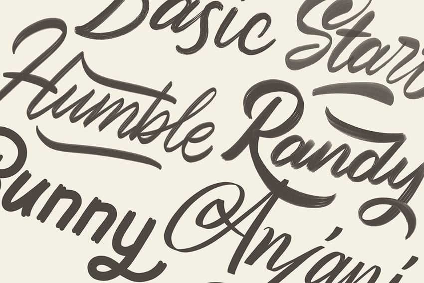 The Different Types of Writing Fonts: Calligraphy Font Styles, Hand ...