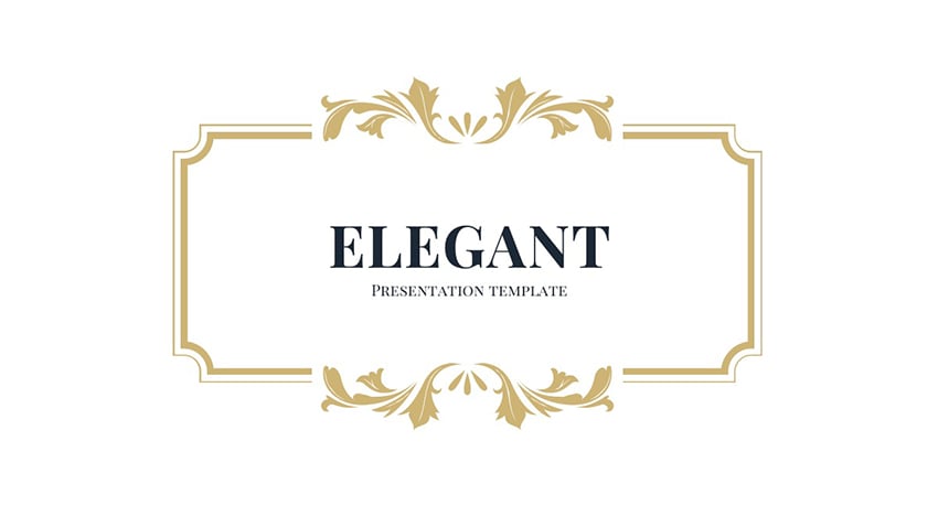 25+ Free Elegant PowerPoint Templates With Stylish PPT Slide Designs ...