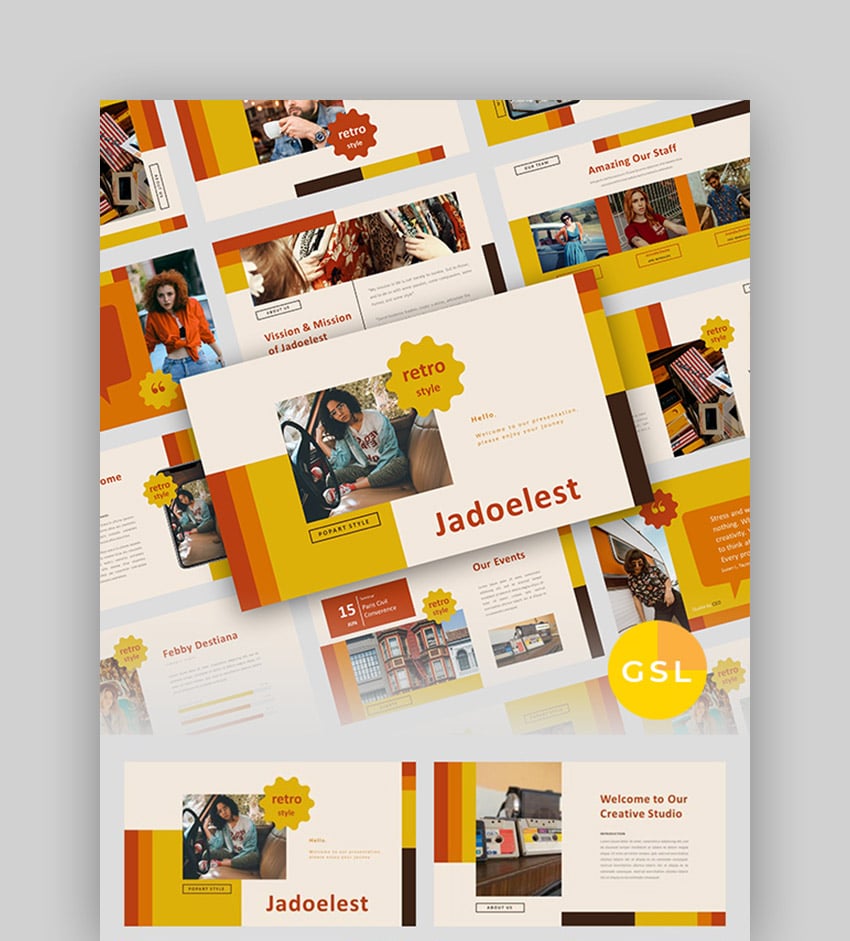 20 Free Vintage Retro Google Slides Themes to Download for 2022