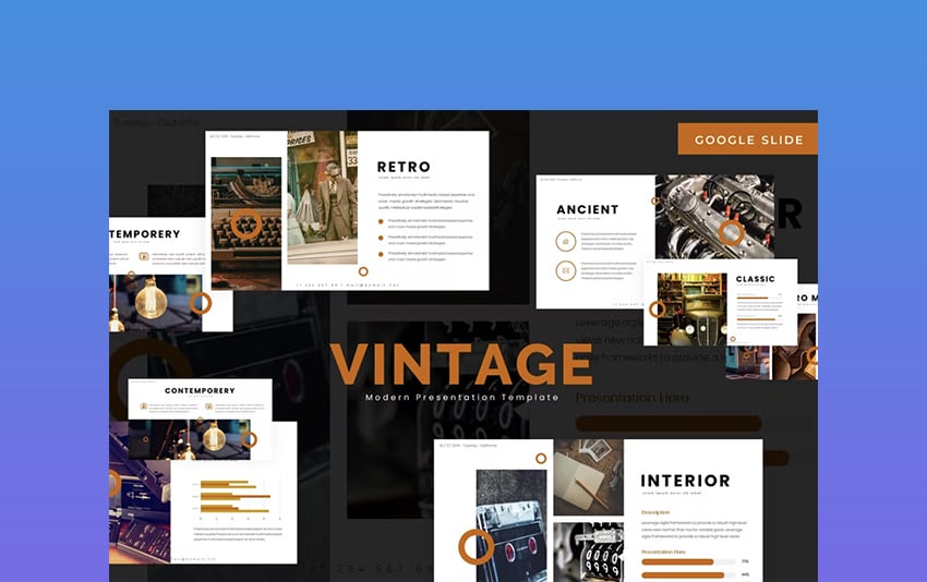 20 Free Vintage Retro Google Slides Themes to Download for 2025 ...