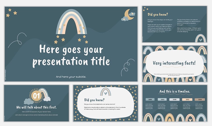 20 Best Free Colorful Rainbow Google Slide Themes for 2025 | Envato Tuts+