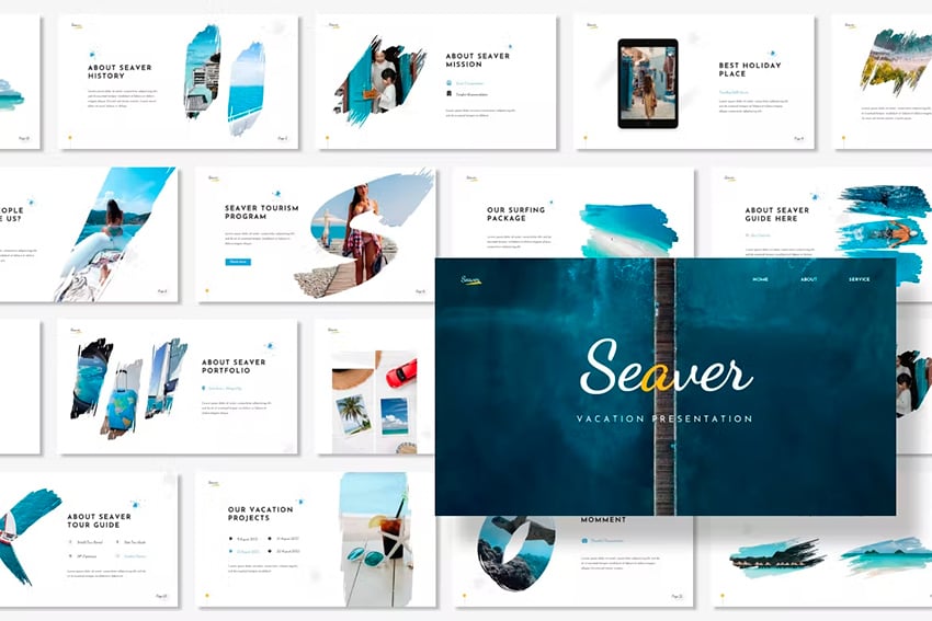 20+ Best Free Tropical Beach Island PowerPoint PPT Templates for 2025 ...
