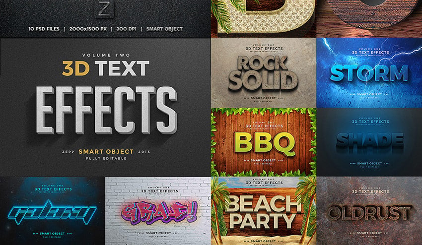 25 Efek Teks Photoshop Kreatif - Dengan Gaya Cerah | Envato Tuts+