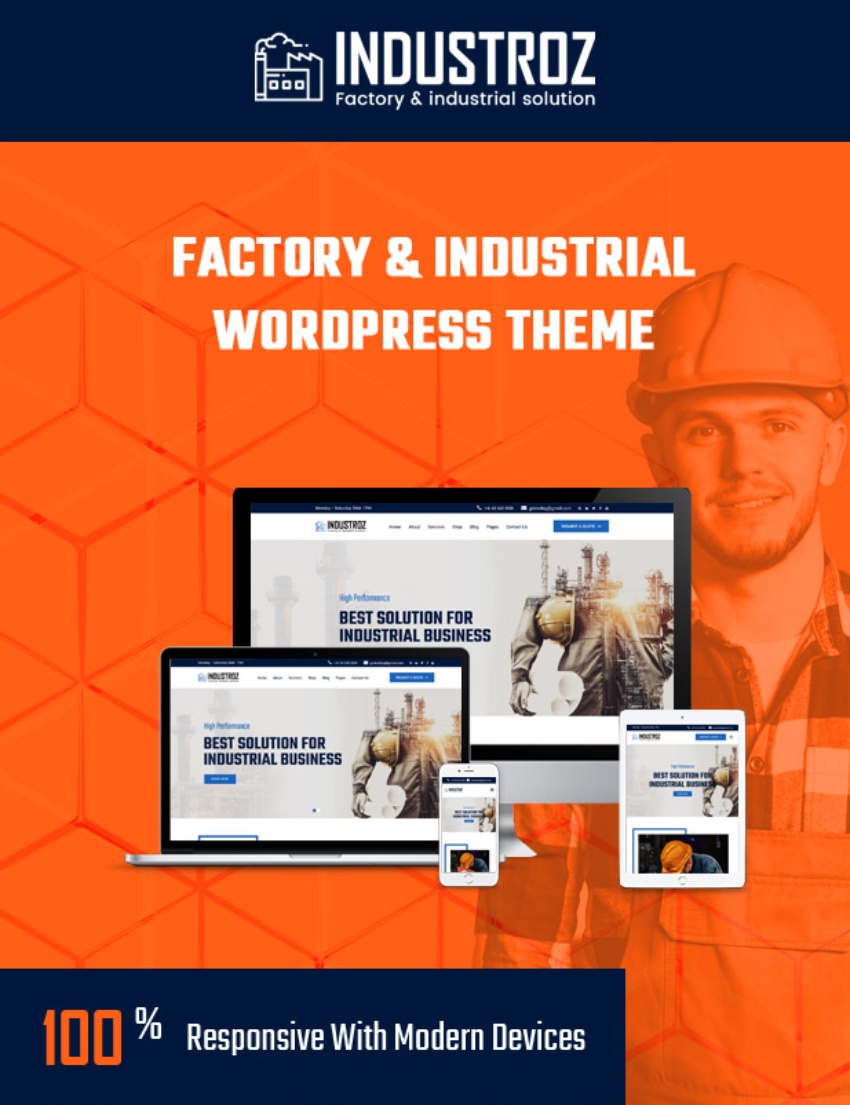 30 Best Industrial & Manufacturing WordPress Themes 2025 | Envato Tuts+