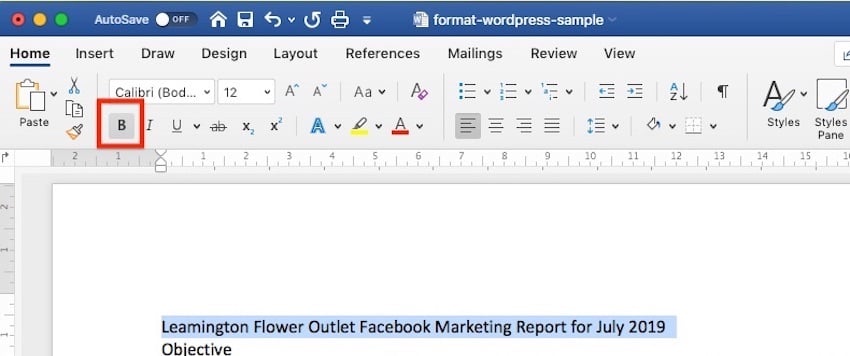 How to Quickly Format Basic Text Styles in Microsoft Word Documents ...
