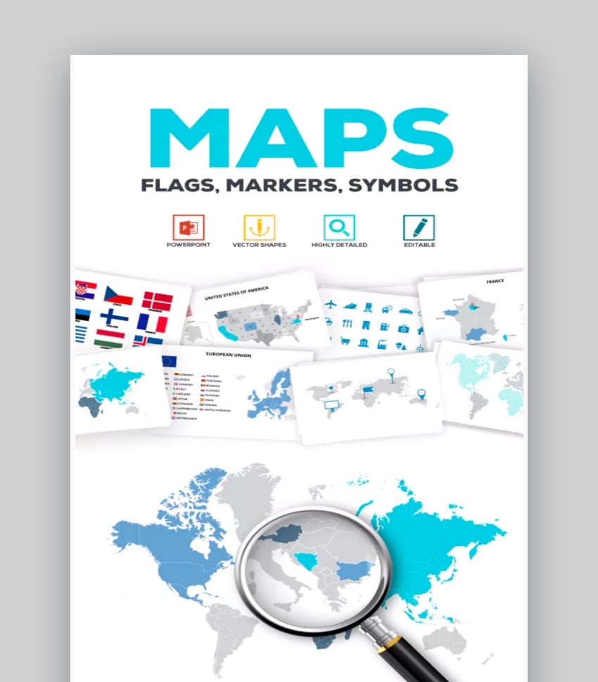 20 increíbles mapas editables para PowerPoint | Envato Tuts+