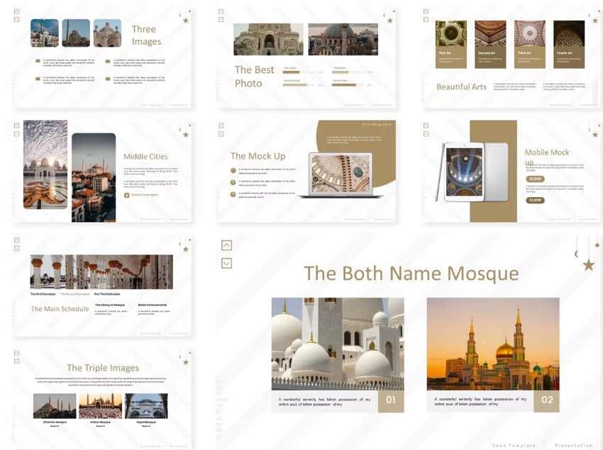 Best Free Islamic Muslim PowerPoint PPT Templates Backgrounds 2022