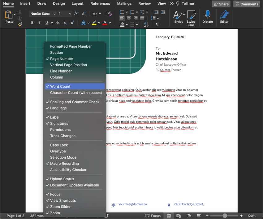How to Quickly Check Word Count on Microsoft Word | Envato Tuts+