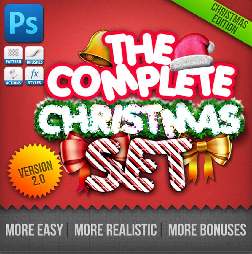 62 Awesome Festive Photoshop Christmas Filters & Add-Ons | Envato Tuts+