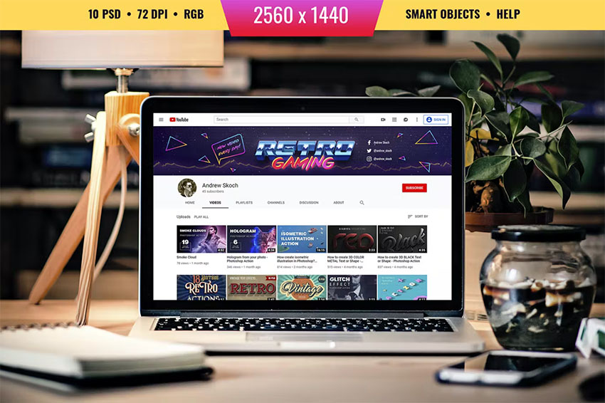 70+ Creative YouTube Banner Templates