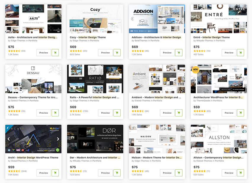 30 Best Interior Design WordPress Themes (Free & Premium) | Envato Tuts+