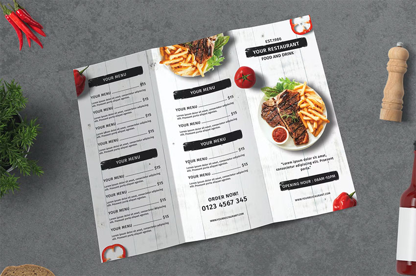 30+ Best Tri-Fold Menu Templates (PSD, InDesign and More) | Envato Tuts+