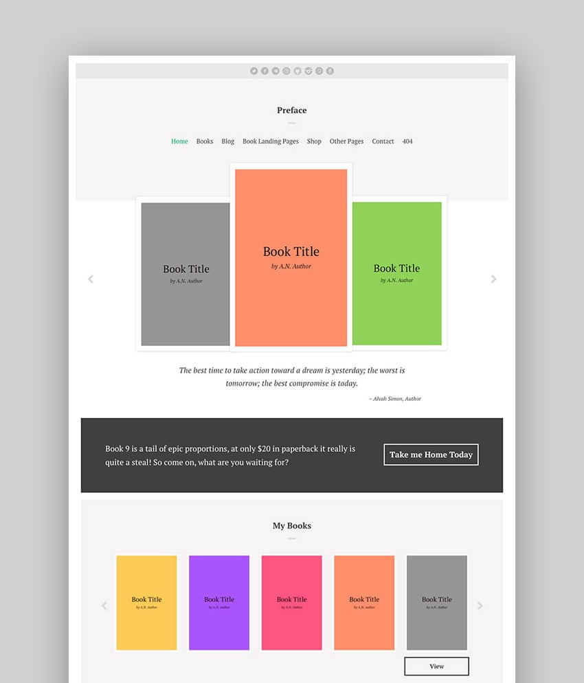 23+ WordPress eBook Themes: Made to Boost Author Sales Online | Envato ...